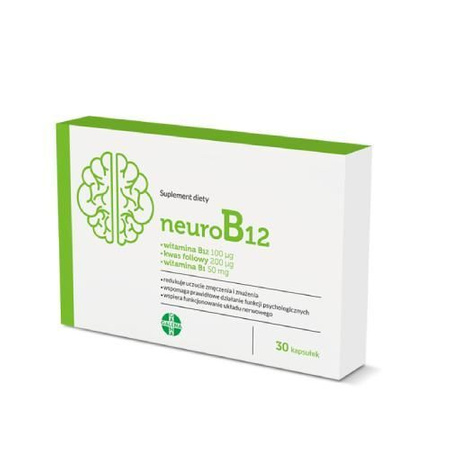 NeuroB12, 30 kaps. | Zdrowie \ Witaminy i minerały \ Witamina B ...