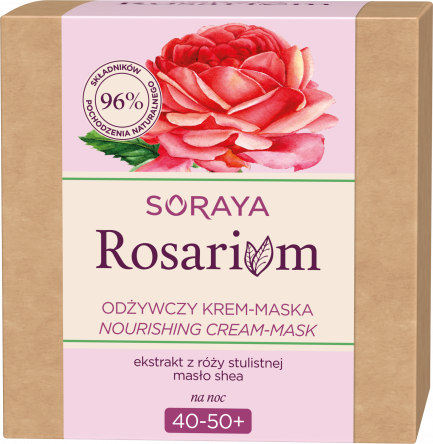 Soraya Rosarium odżywczy krem-maska na noc 40-50+ 50 ml | Uroda i pielęgnacja \ Twarz \ Maseczki ...
