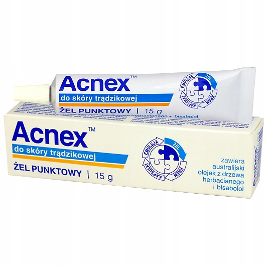 ACNEX Żel punktowy do skóry trądzikowej 15 g | Uroda i pielęgnacja ...